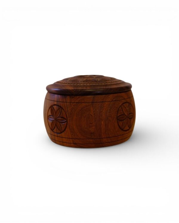Round Carved Box